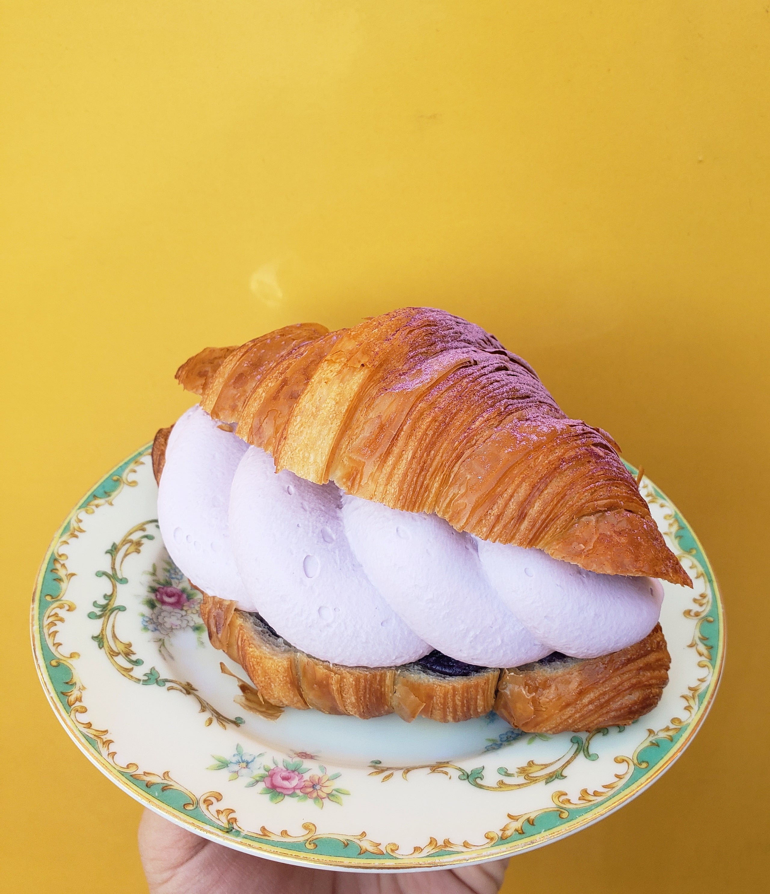 Ube Halaya Croissant | Cafe Mochiko